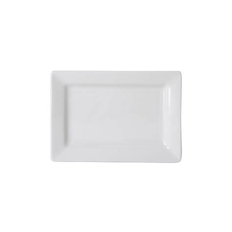 Tuxton China Gsp 550 Rectangular Plate Ceramic Tableware