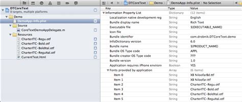 Using Custom Fonts With Dtcoretext Cocoanetics