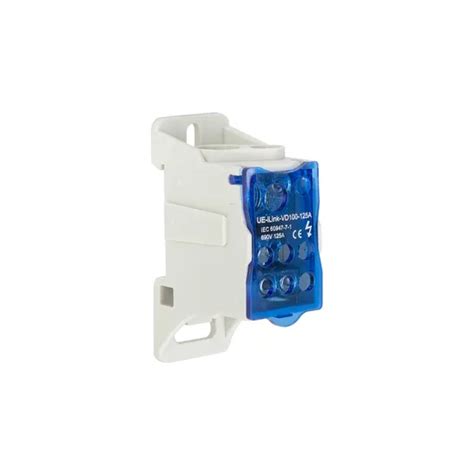 Unipolar Junction Box Power Distribution Screw Terminal Blocks With Plastic Cover Power