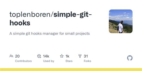 GitHub Toplenboren Simple Git Hooks A Simple Git Hooks Manager For Small Projects