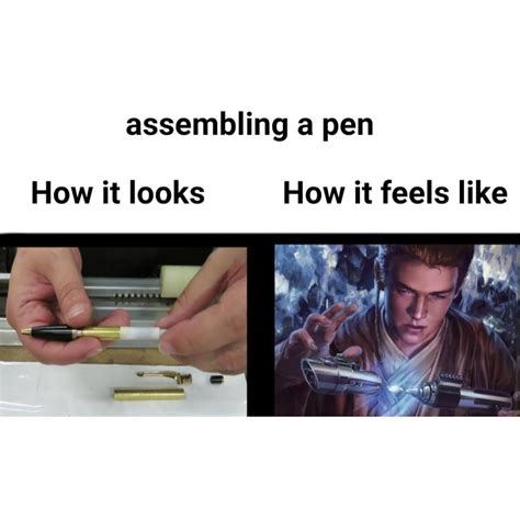 Assembling A Pen How It Looks How It Feels Like Funny