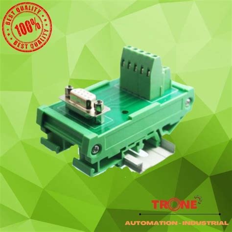 Jual Db9 Female Socket Terminal Block Breakout Board Adapter Cable W