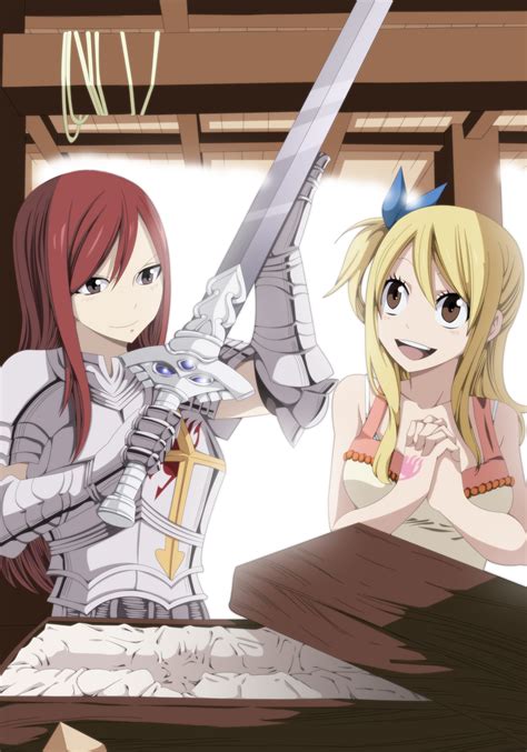 Fairy Tail Erza X Lucy Lemon