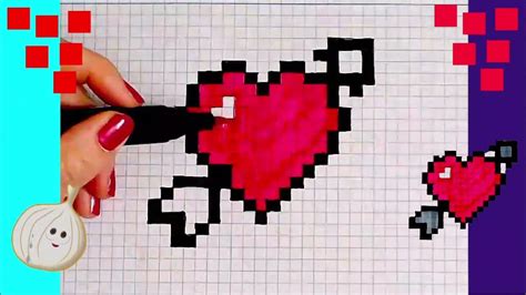 হস্তনির্মিত পিক্সেল আর্ট। বর্গাকার কাগজে অঙ্কন। Youtube