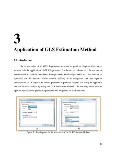 Panel Data Analysis Using Eviews Chapter 3 Pdf Pdf Analysis Of