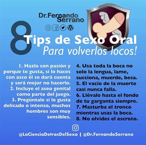 Tips Para Que Ellas Los Vuelvan Locos A Ellos Con El Mejor Sexo Oral Dr Fernando Serrano
