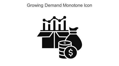 Growing Demand Monotone Icon In Powerpoint Pptx Png And Editable Eps Format PPT Presentation