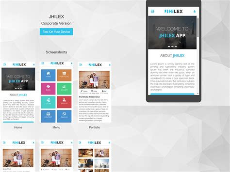 Mobile App Template Designs Themes Templates And Downloadable Graphic