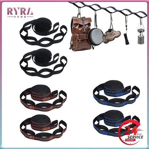 Портативный ремешок для гамака 2 м сверхпрочные наружные качели для кемпинга ремни для гамака