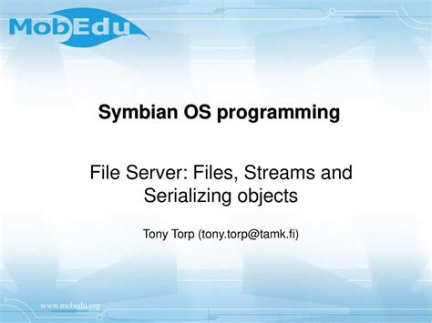 Symbian Os Programming Ppt Download