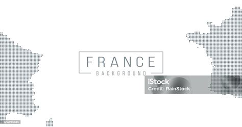 하프톤 도트 패턴으로 만든 프랑스 국가지도 백그라운드 흰색 배경에 고립 된 벡터 그림 0명에 대한 스톡 벡터 아트 및 기타 이미지 0명 디자인 땅 Istock