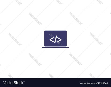 Browser Computer Laptop App Program Code Vector Image