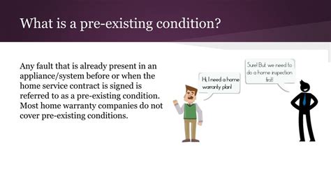 Ppt Home Warranty And Its Pre Existing Condition Powerpoint