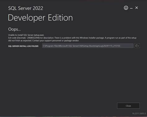 Unable To Install Sql Server Setexe Microsoft Qanda