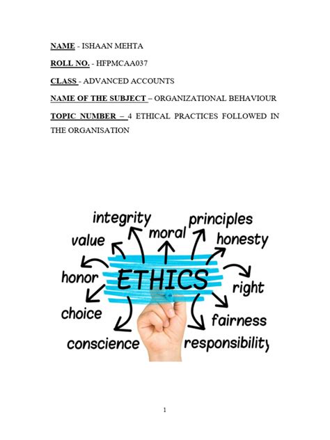 Organizational Behaviourhfpmcaa037 Ishaan Mehta Pdf