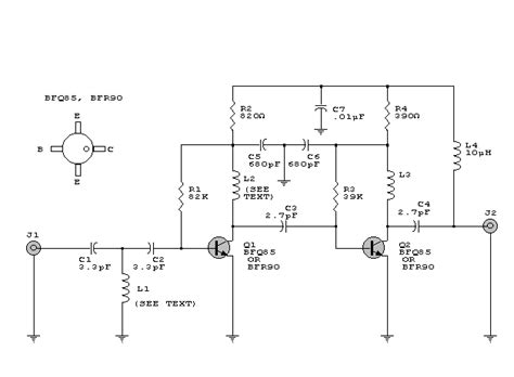Uhf Tv Preamplifier2 Amplifier Circuit Circuit Diagram