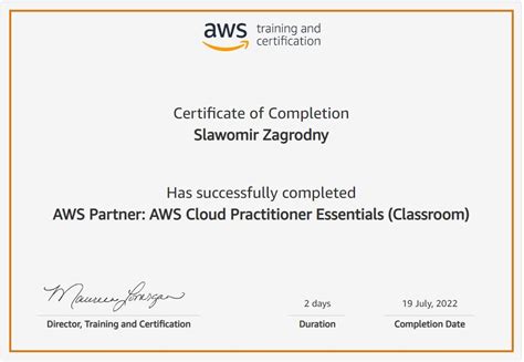 Slawomir Zagrodny On Linkedin Aws Awstraining Awscertified Cloud