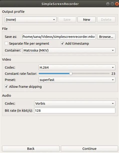 Record Your Screen With Simple Screen Recorder Under Ubuntu VITUX