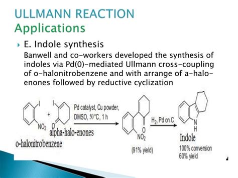 Ullmann Reaction Pptx Chemistry Science