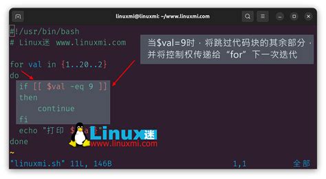 如何在 Shell 脚本中使用 Break 和 Continue 语句 Linux迷