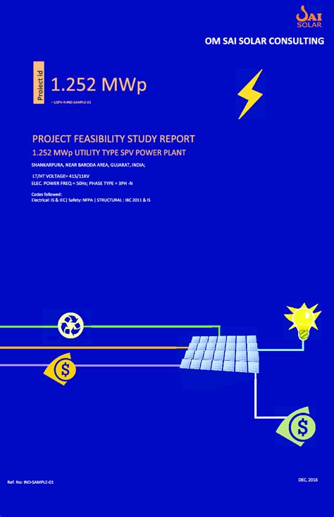 Pdf A Report On Design Estimation Of 1mw Solar Pv Plant Utility Scale Update 2016