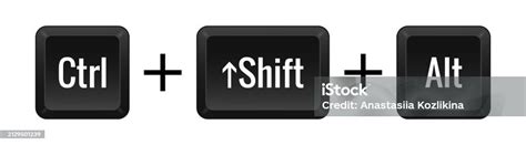 Ctrl Shift Alt 키 조합 키보드 제어 컴퓨터 바로 가기 랩톱 기능 입력 장치 주변 장치 텍스트 입력 입력 입력 단축키