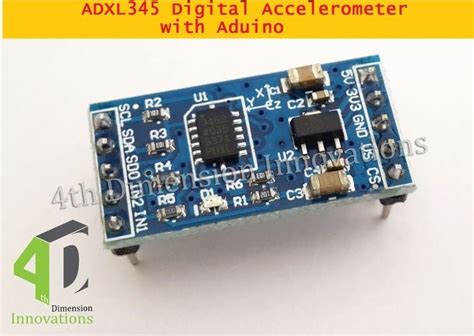 An Adx344 Digital Acceleronter With Adunio For Arduino