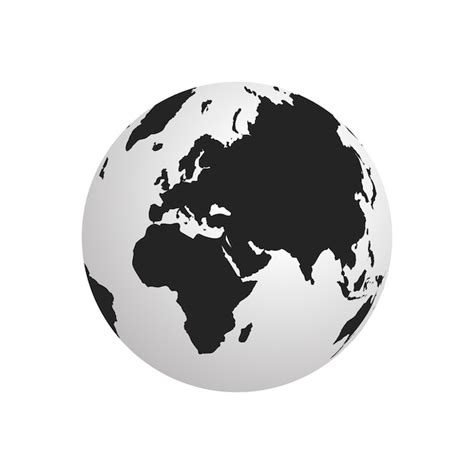Premium Vector World Map Globes Of Earth Icon Vector Globe Map Design