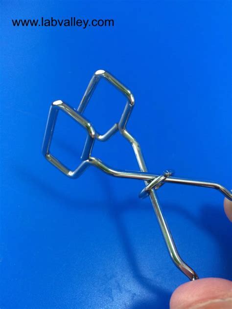 ที่จับหลอดทดลอง แบบลวดชุบโลหะ Test Tube Clamp แล็ป วัลเล่ย์ จำหน่าย สารเคมี เครื่องแก้ว