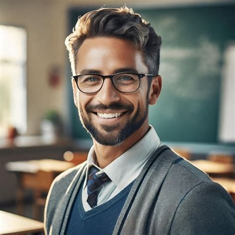 Premium Ai Image Educational Enthusiasm Spirited Teaching Moment