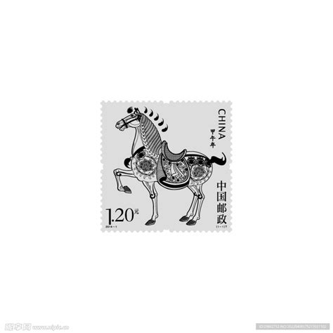 第三轮生肖邮票马设计图传统文化文化艺术设计图库昵图网