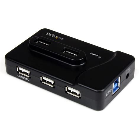 Startech Com 6 Port USB 3 0 USB 2 0 Combo Hub With 2A Charging Port2x USB 3 0 4x USB 2 0Add