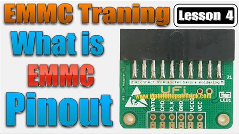 What Is Emmc Pinout How To Connect Emmc Isp Pinout Emmc BGA Socket Emmc Tutorial Lesson