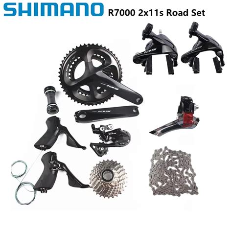 Передняя звездочка велосипеда Shimano 105 R7000 2x11Speed Group 170 мм ...