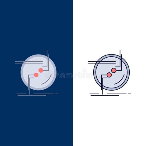 Chain Connect Connection Link Wire Flat Color Icon Vector Stock Vector Illustration Of