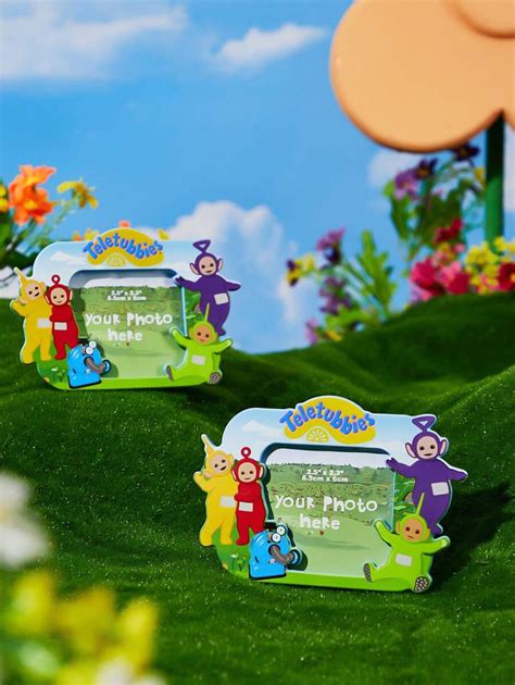 Teletubbies X Shein Cute Cartoon Character And Alphabet Magnetic Picture