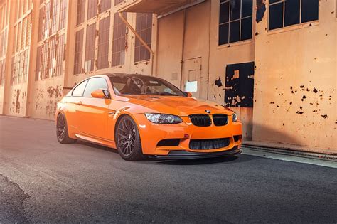 Bmw Orange E92 Gts Building M3 Hd Wallpaper Wallpaperbetter