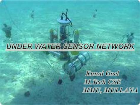 Under Water Sensor Network Energy Based Pptx Internet Of Things Internet