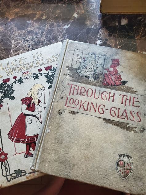 Alice In Wonderland And Through The Looking Glass Decortive Oldantique