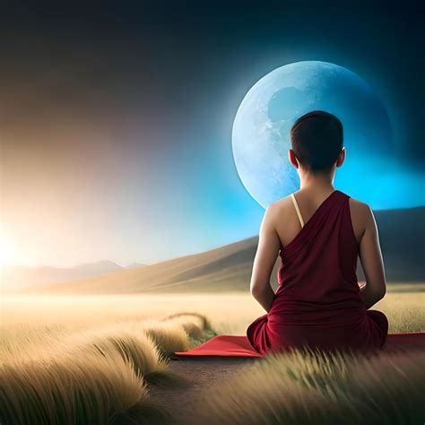 download ai generated buddhist monk monk royalty free stock illustration image pixabay