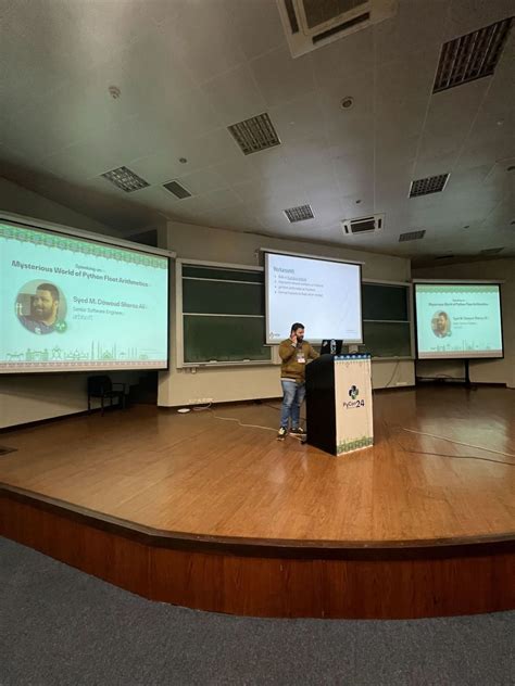 Syed Muhammad Dawoud Sheraz Ali On Linkedin Pycon Pyconpakistan Pycon24 Python