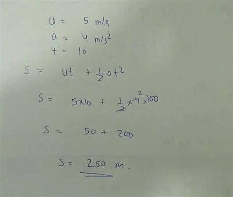 A Body Moving With A Uniform Acceleration Crosses A Distance Of M In The Rd Second And M