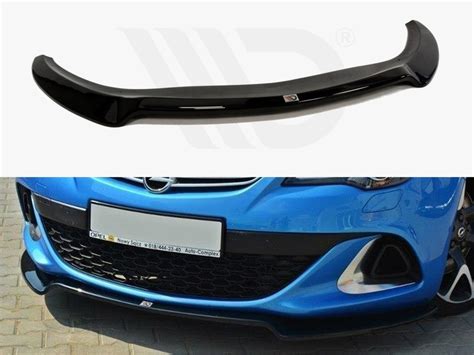 Front Splitter V Opel Astra J Opc Vxr Maxton Design Uk