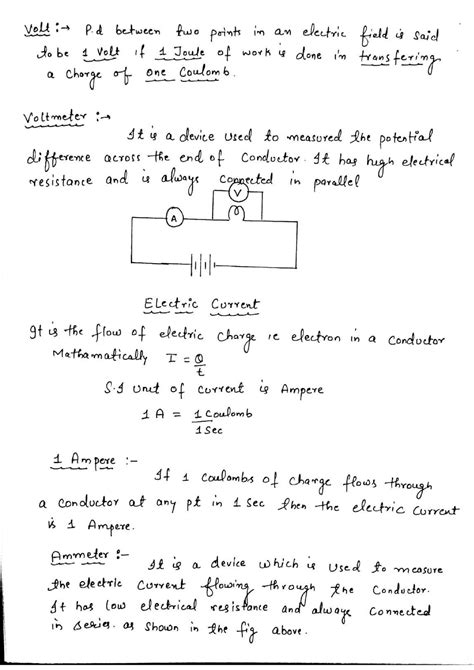 Science Ch2 Physics Notes Class 10 Basic Physics Studocu