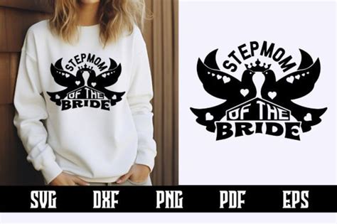 Stepmom Of The Bride Svg Design Graphic By Belysvgbundlefiles