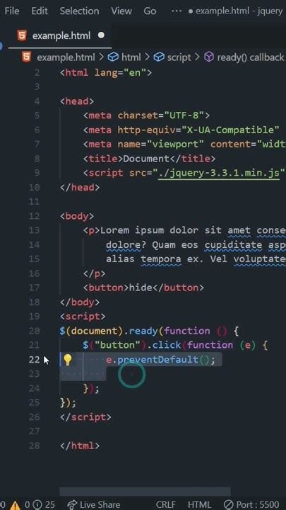 Hide Function In Jquery Tamil Youtube