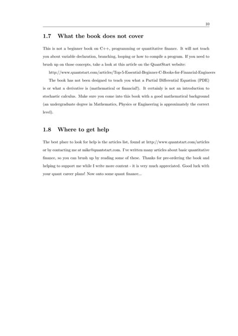 C For Quantitative Finance Pdf Programming Languages Computing