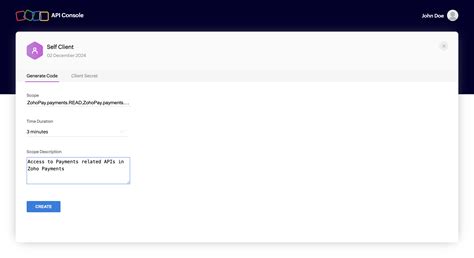 Oauth Zoho Payments Api Documentation