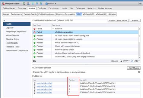 How To Fix Vsan Cluster Partition In Nested Vsan Lab