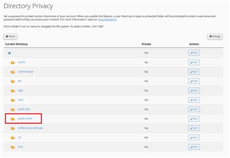 1a step by step guide to enabling directory password protection in cpanel